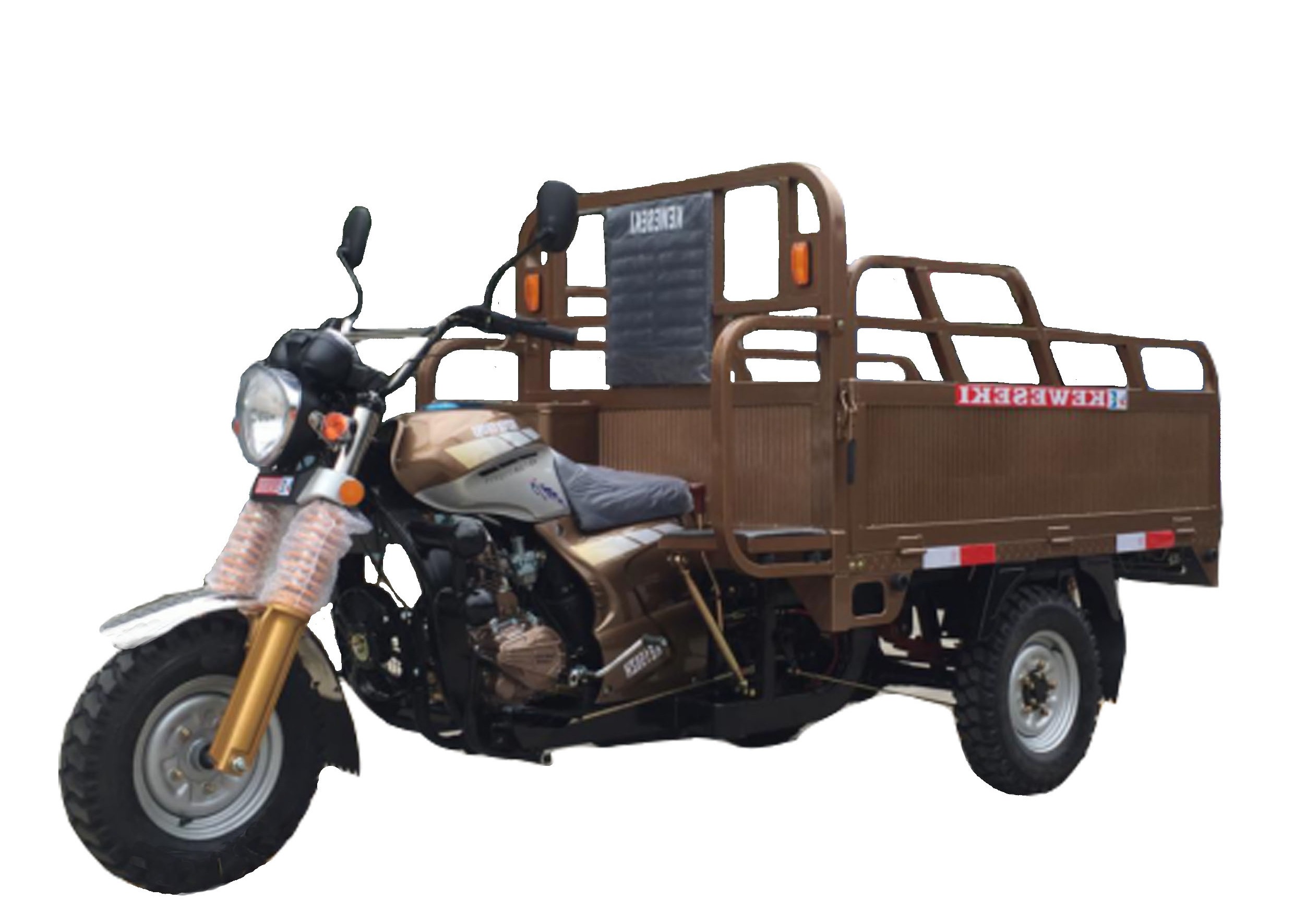 Gasoline Petrol 80km/H 150CC Cargo Tricycle